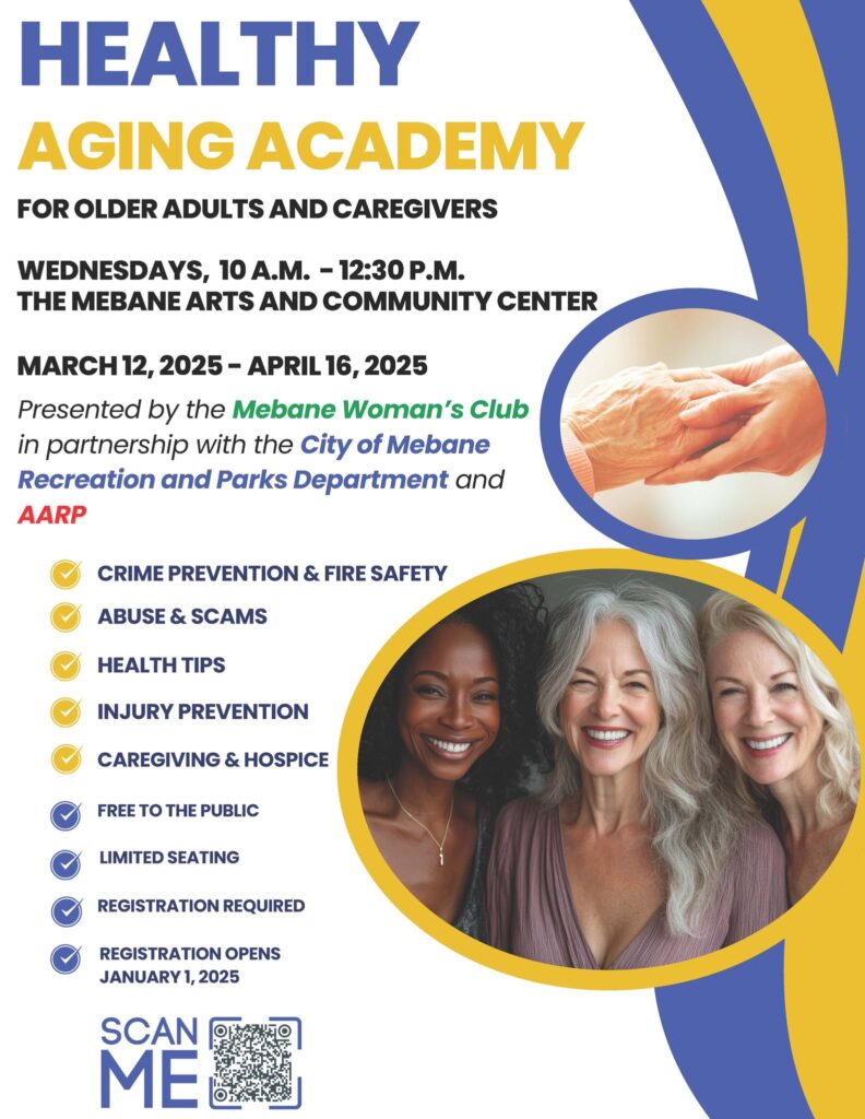 Healthy Aging Academy - City of Mebane, NC